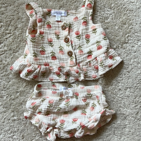 Emily And Oliver | Matching Sets | Emily And Oliver Baby Girl 2 Piece ...